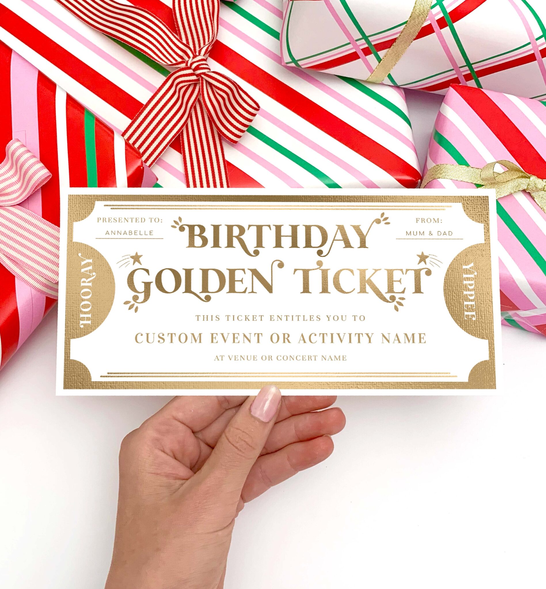 Printable Birthday Gift Certificate Template