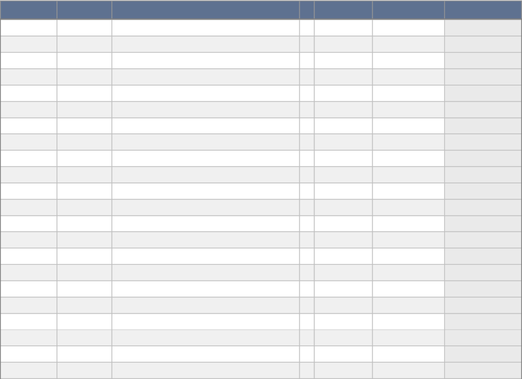 Printable Blank Check Register Template