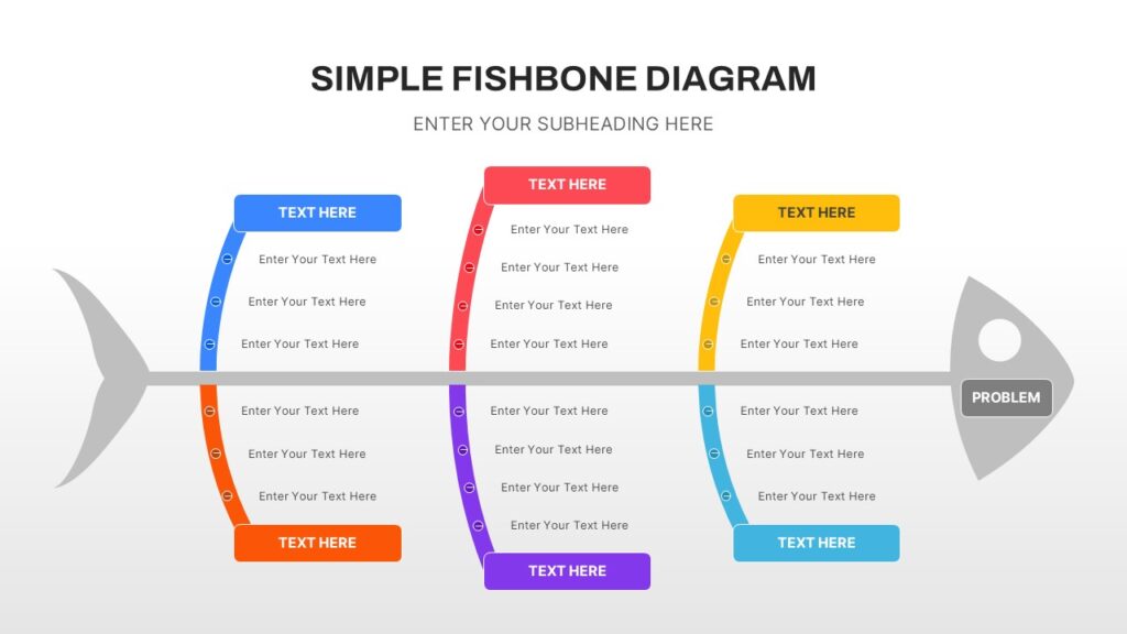 Blank Fishbone Diagram Template