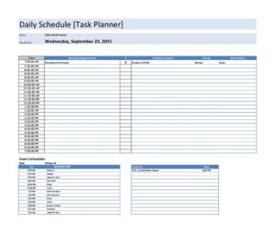 Break Schedule Template (Excel)
