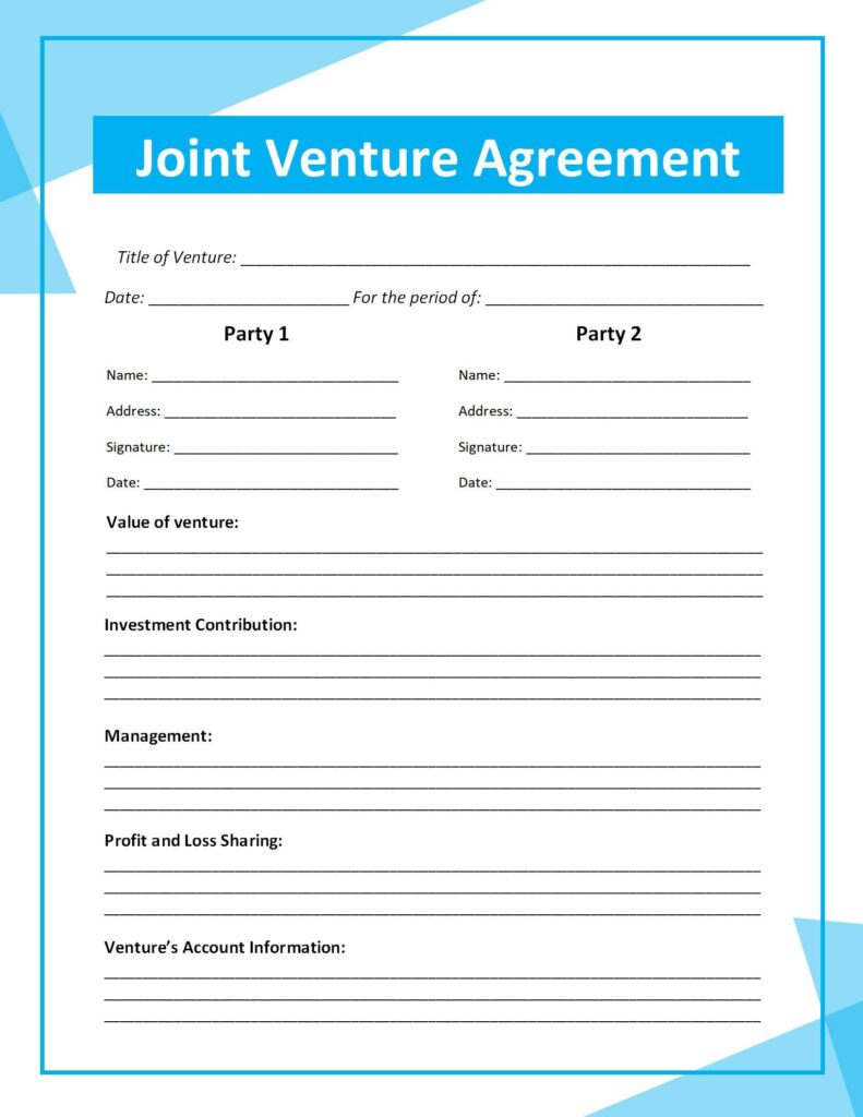 Business Partnership Agreement Template